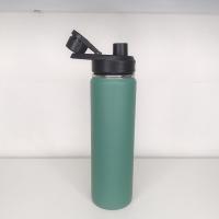 China 304 Stainless Steel Straight Cup Water Bottle 650ml with Picture Straight Drink Lid Custom Logo for sale