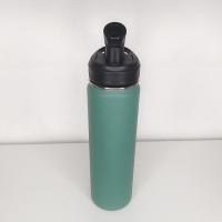 China 304 Stainless Steel Straight Cup Water Bottle 650ml with Picture Straight Drink Lid Custom Logo for sale