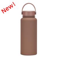 China 1000ml Vacuum Insulated Flask Stainless Steel Sports Kettle Custom Logo 304 Inside for sale
