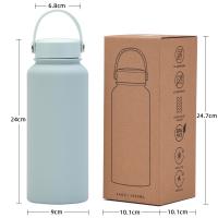 China 1000ml Vacuum Insulated Stainless Steel Water Bottle 304 201 Double Wall Thermal Flask for sale