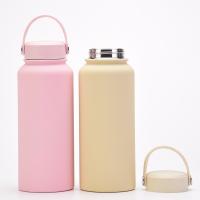China 1000ml Vacuum Insulated Stainless Steel Water Bottle 304 201 Double Wall Thermal Flask for sale