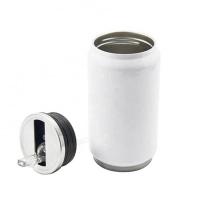 China American Style 350ml 500ml Stainless Steel Soda Can Tumbler with Straw Cola Can Custom for sale