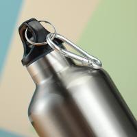 China Custom Logo Outdoor Hiking Kettle 400ml 500ml 750ml 1000ml Stainless Steel Sports Water Bottle for sale