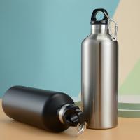 China Custom Logo Outdoor Hiking Kettle 400ml 500ml 750ml 1000ml Stainless Steel Sports Water Bottle for sale