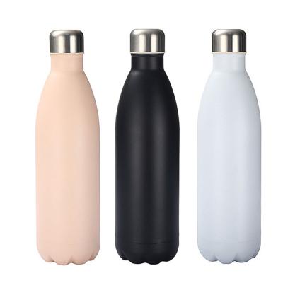 China Stainless Steel Insulated Water Bottle 1 Liter Reusable with Lid for Sport for sale