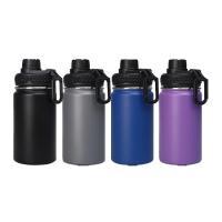 China 12oz 304 Stainless Steel Insulated Water Bottle with Handle Sports Vacuum Flask for sale