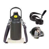 China 1300ml Stainless Steel Vacuum Water Bottle with Straw Sports Thermos SUS304 for sale