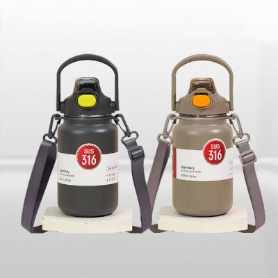China XB-22137 1000ml Stainless Steel Thermo Flask Double Wall Vacuum Water Bottle for Kids and Adults for sale