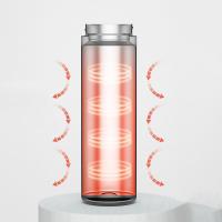 China Recycled Insulated Portable Water Bottle 450ml with Tea Infuser and Drink Reminder for sale