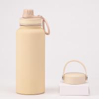 China 1L Stainless Steel Vacuum Flask 304 Inside 201 Outside Large Mouth Sports Water Bottle for sale