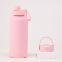 China 1L Stainless Steel Vacuum Flask 304 Inside 201 Outside Large Mouth Sports Water Bottle for sale