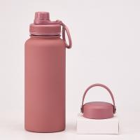 China 1L Stainless Steel Vacuum Flask 304 Inside 201 Outside Large Mouth Sports Water Bottle for sale
