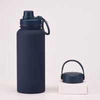 China 1L Stainless Steel Vacuum Flask 304 Inside 201 Outside Large Mouth Sports Water Bottle for sale