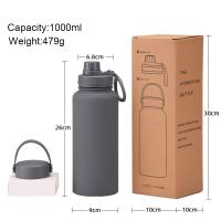 China 1 Liter Vacuum Bottle with Large Capacity and 6-12 Hours Thermal Insulation Performance for sale