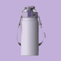 China Soft Touch Insulated Stainless Steel Water Bottle 600ml 316 Food Grade for sale