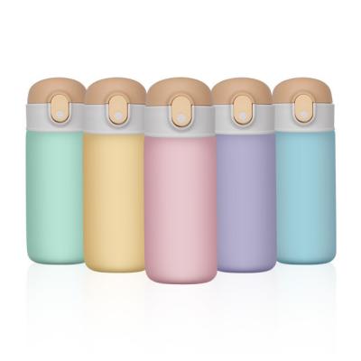 China 480ml Children Stainless Steel Insulated Sippy Water Bottle with Flip Lid for sale