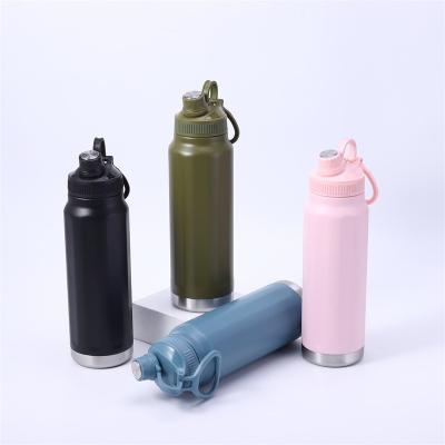 China Stainless Steel Vacuum Flask Insulated Sport Thermal Water Bottle 32oz 1000ml for sale