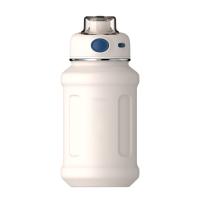 China Custom Stainless Steel Powder Coated Thermal Water Bottle 620ml 950ml with Straw Lid Handle for sale
