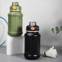 China 304 Stainless Steel Sport Water Bottle with Straw 620ml 950ml Custom Logo for sale