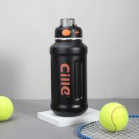 China 304 Stainless Steel Sport Water Bottle with Straw 620ml 950ml Custom Logo for sale