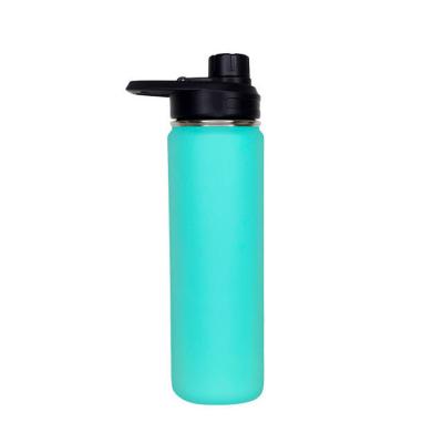 China Stainless Steel 304 Double Walled Vacuum Flask Insulated Sport Water Bottle 650ml for sale