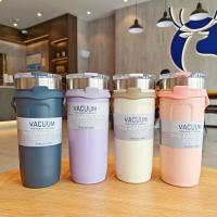 China Custom Logo 710ml Double Wall Stainless Steel Coffee Tumbler Insulated Portable for sale