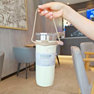 China Custom Stainless Steel Vacuum Insulated Tumbler 710ml 550ml Portable Travel Mug for sale