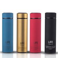 China Vacuum Flasks 500ML Stainless Steel Tea Thermos Insulated Drinking Bottle with Filter for sale