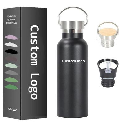 China 304 Stainless Steel Double Wall Vacuum Flask 500ml 600ml 750ml Sport Water Bottle for Travel for sale