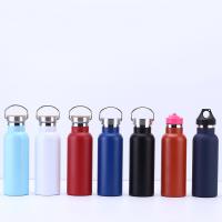 China 304 Stainless Steel Double Wall Vacuum Flask 500ml 600ml 750ml Sport Water Bottle for Travel for sale