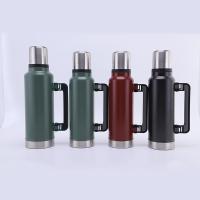 China Large Capacity Stainless Steel Travel Kettle 1400ml 1900ml Portable Outdoor Insulated Pot for sale