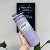 China Double Wall 304 Stainless Steel Insulated Water Bottle 530ml 750ml with Straw BPA Free Sport Thermal Mug for sale