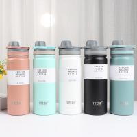 China Double Wall 304 Stainless Steel Thermal Mug 530ml 750ml Outdoor Travel Water Bottle for sale