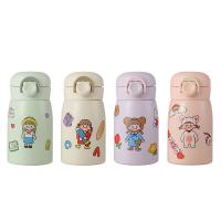 China 304 Stainless Steel Kids Thermos 350ml Cartoon Design Vacuum Insulated Water Bottle for sale