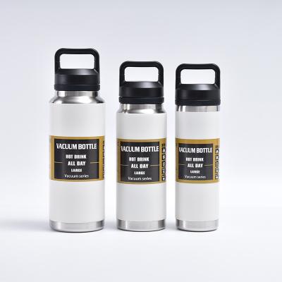 China Custom Logo 304 Stainless Steel Water Bottle 1000ml Outdoor Thermal Insulated for sale