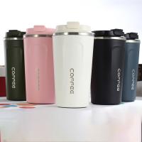 China Custom 350ml 304 Stainless Steel Vacuum Insulated Travel Coffee Mug with Screw Lid for sale