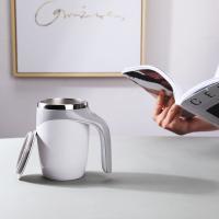China Customized Logo Acceptable Perfect Mug Electric Shaker Cup Warmer 380ml for Office for sale
