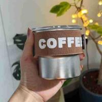 China 304 Stainless Steel Coffee Cup with Lid 400ml Portable Insulated Travel Mug for sale