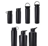 China 18oz 304 Stainless Steel Double Wall Vacuum Insulated Water Bottle with Newest Lid 350ml 550ml 1000ml for sale