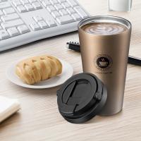 China 500ml Stainless Steel Vacuum Insulated Coffee Tumbler Double Wall Water Bottle with Lid for sale