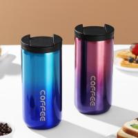 China 304 Inside 201 Outside Stainless Steel Insulated Coffee Mug 350ml 500ml Custom Logo for sale