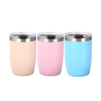China Double Walled Insulated Stainless Steel Vacuum Coffee Mug 350ml Sublimation Travel Cup for sale