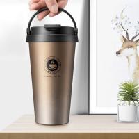 China 500ml Stainless Steel Vacuum Insulated Coffee Mug Double Wall Water Bottle 304 Inside for sale