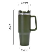 China 1200ml Stainless Steel Insulated Vacuum Tumbler Travel Mug Customizable Colors for Office Outdoor for sale