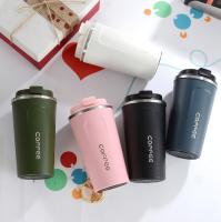 China Custom Engraved Stainless Steel Water Bottle 500ml Eco Friendly with Logo for sale