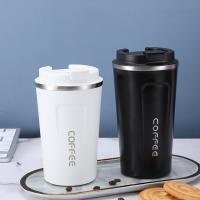 China Custom Logo Vacuum Insulated Stainless Steel Water Bottle 380ml 500ml with Lid for sale