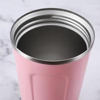 China Custom Logo Vacuum Insulated Stainless Steel Water Bottle 380ml 500ml with Lid for sale