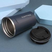 China Custom Logo Thermal Stainless Steel Insulated Coffee Mug 380ml 500ml Vacuum Water Bottle for sale
