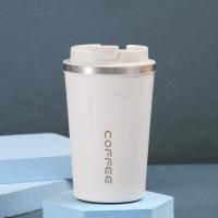 China Custom Logo Thermal Stainless Steel Insulated Coffee Mug 380ml 500ml Vacuum Water Bottle for sale