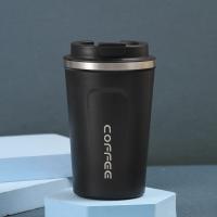 China Custom Logo Thermal Stainless Steel Insulated Coffee Mug 380ml 500ml Vacuum Water Bottle for sale
